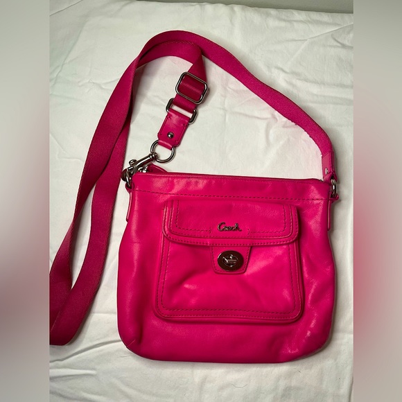 Coach | Bags | Used Hot Pink Coach Crossbody | Poshmark